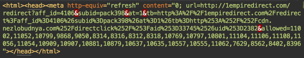 Hacked Website Redirects to Porn from PDF and DOC Links
