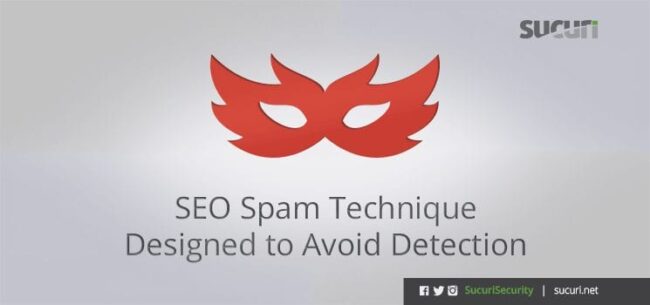Hiding Website Spam Using Old Tricks to Avoid Detection