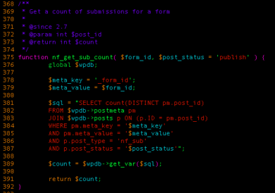 SQL Injection Vulnerability in Ninja Forms