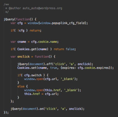 Fake Plugins with Popuplink.js Redirect to Scam Sites