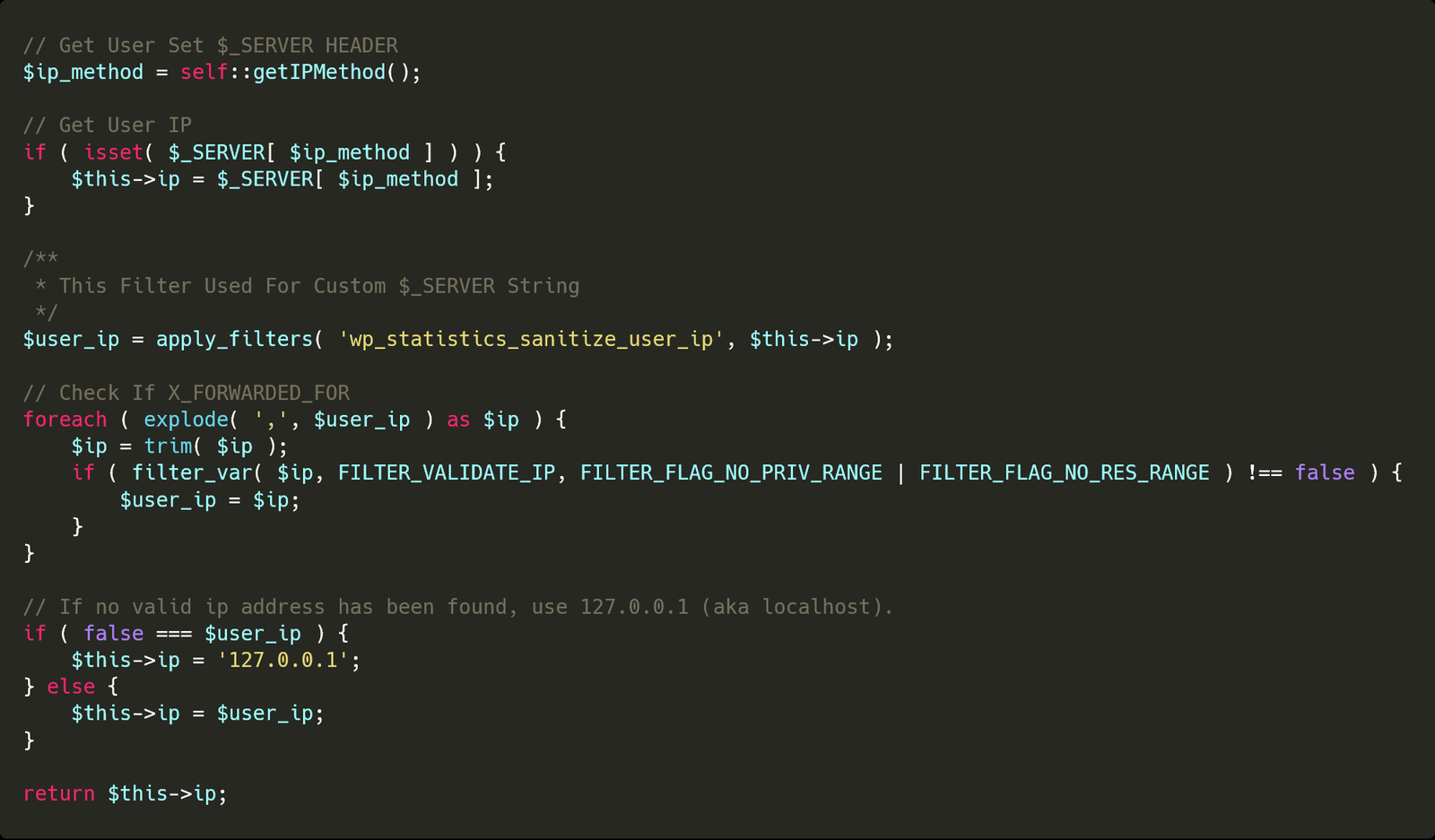 WordPress Plugin WP Statistics: Unauthenticated Stored XSS Under Certain Configurations