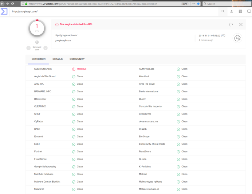 Another Fake Google Domain: fonts.googlesapi.com