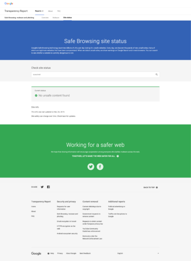 Website Malware & Virus Scanning Tools