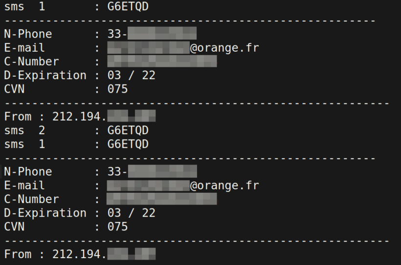 3-D Secure SMS-OTP Phishing