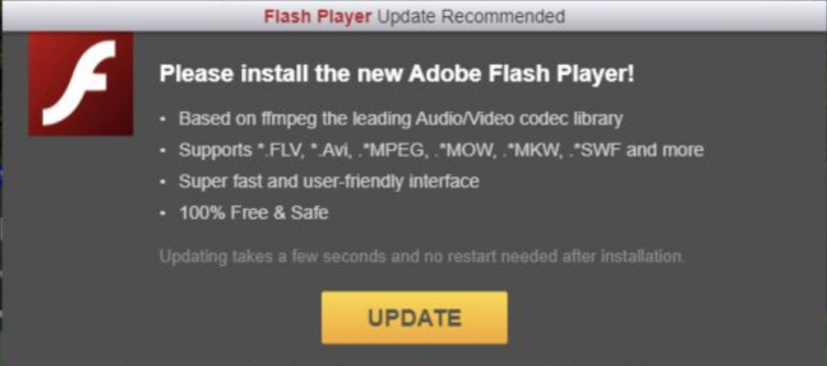 CSS-JS Steganography in Fake Flash Player Update Malware