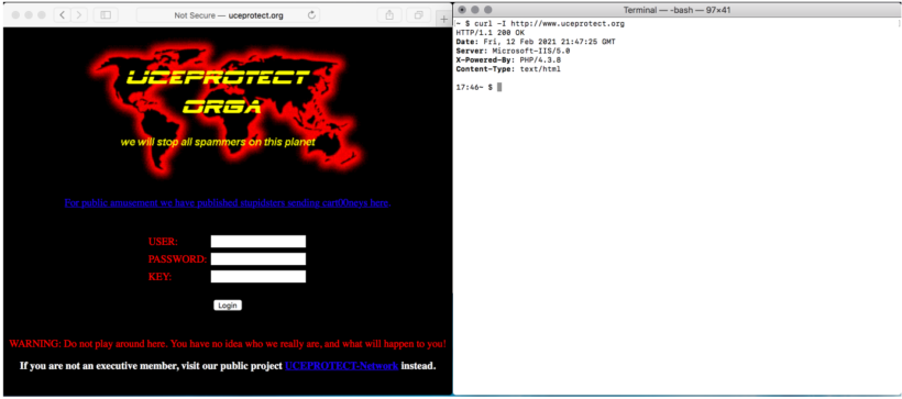 UCEPROTECT Scam: When RBLs Go Bad