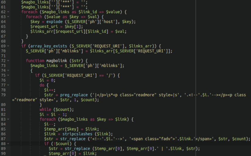 Magbo Spam Injection Encoded with hex2bin