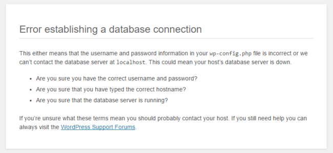 What Is ‘Error Establishing a Database Connection’ & How To Fix It in ...