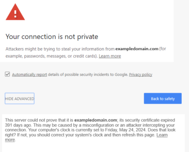 How to Fix the NET::ERR_CERT_DATE_INVALID Error