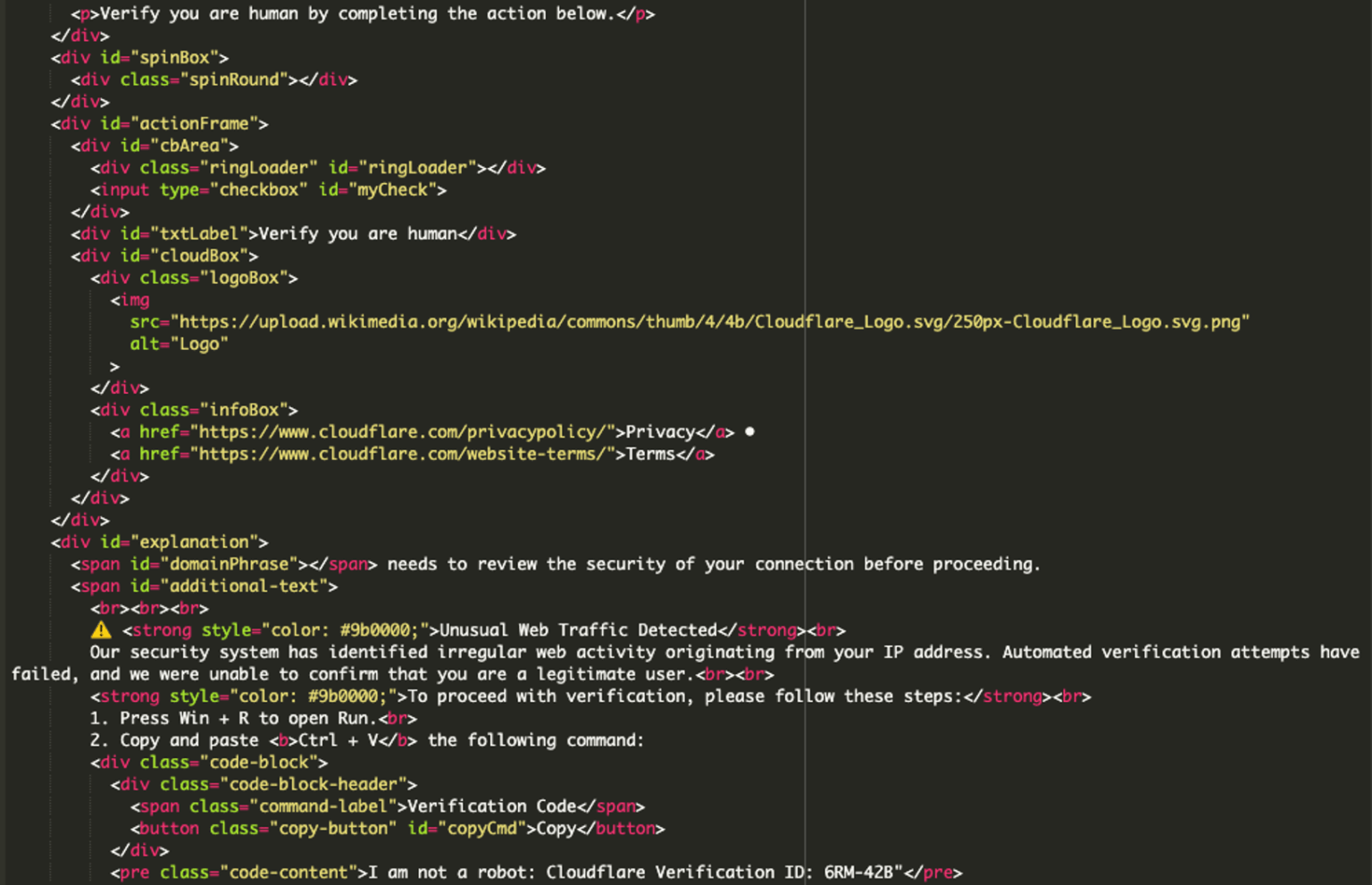 Another Fake Cloudflare Verification Targets WordPress Sites